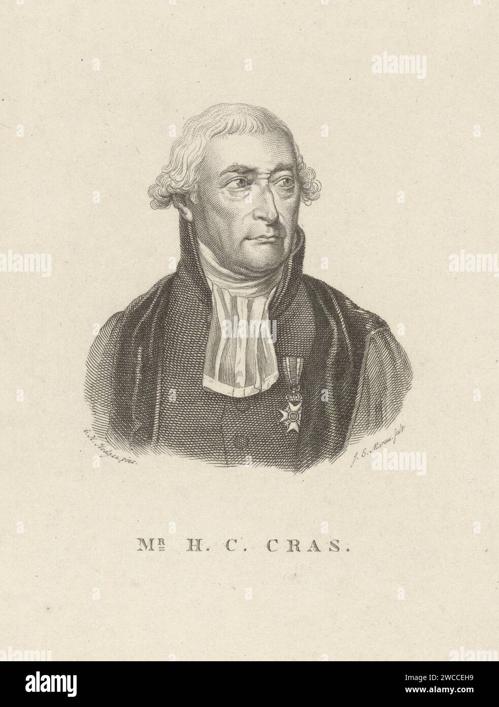 Portrait of hendrik constantijn cras hi-res stock photography and ...