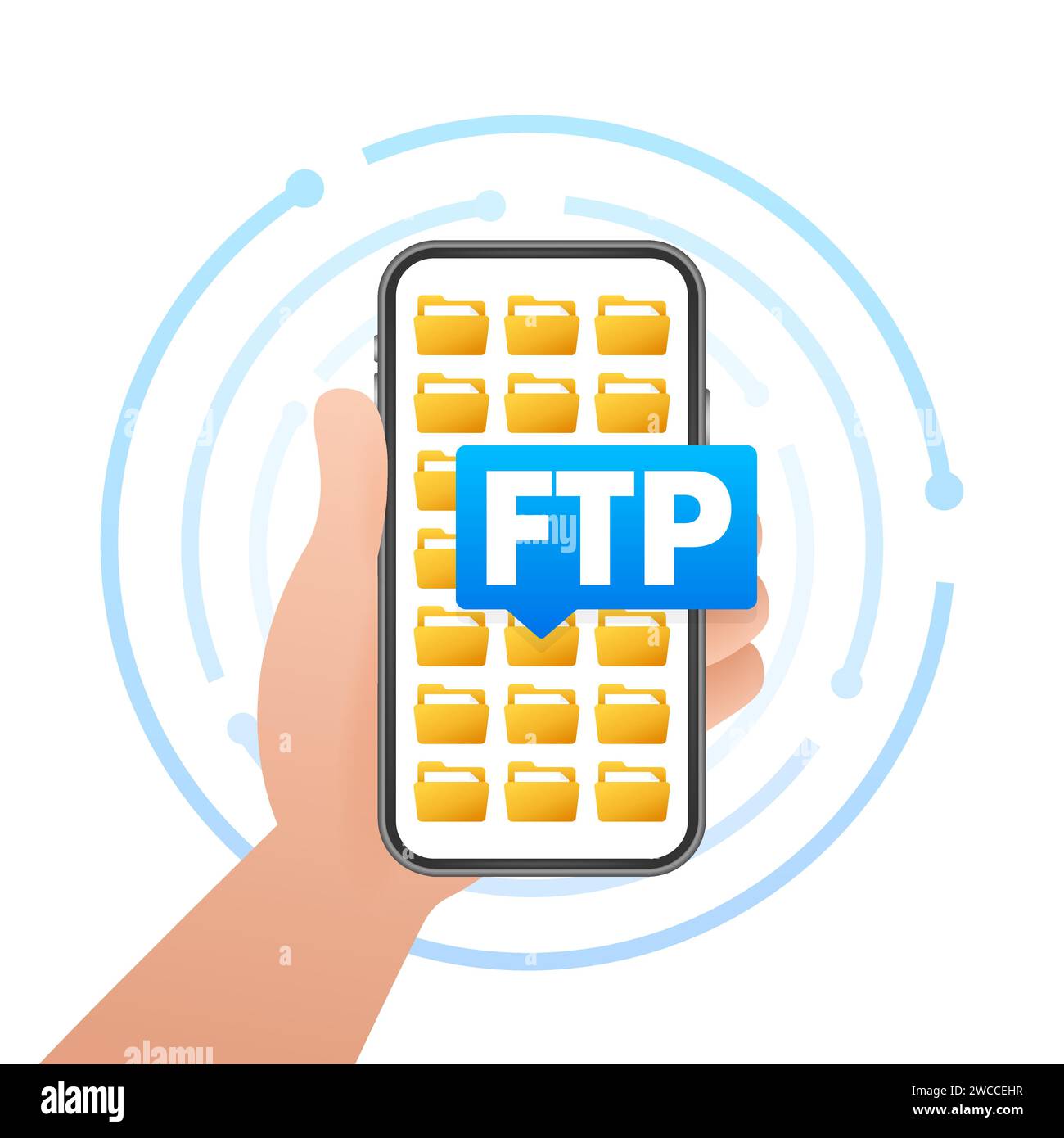 File transfer protocol Stock Vector Images - Alamy