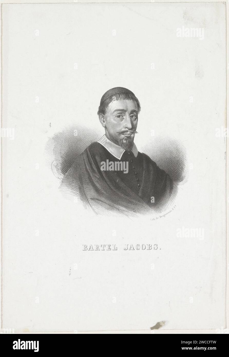 Portret van Bartel Jacobs, William Cornelis Chimaer van Oudendorp, 1832 ...
