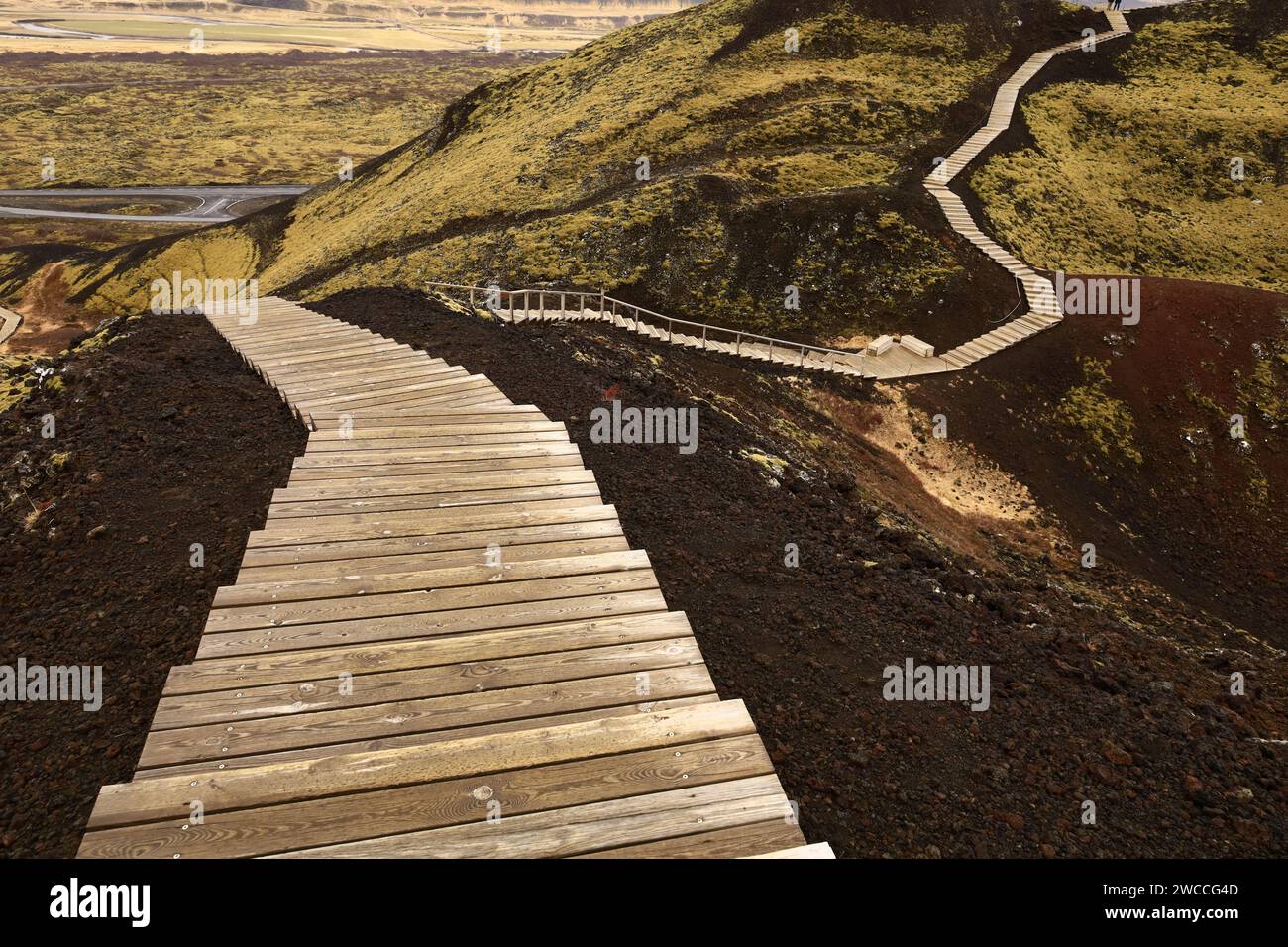 Grábrók is an explosive volcano, about 170 meters high and located in ...
