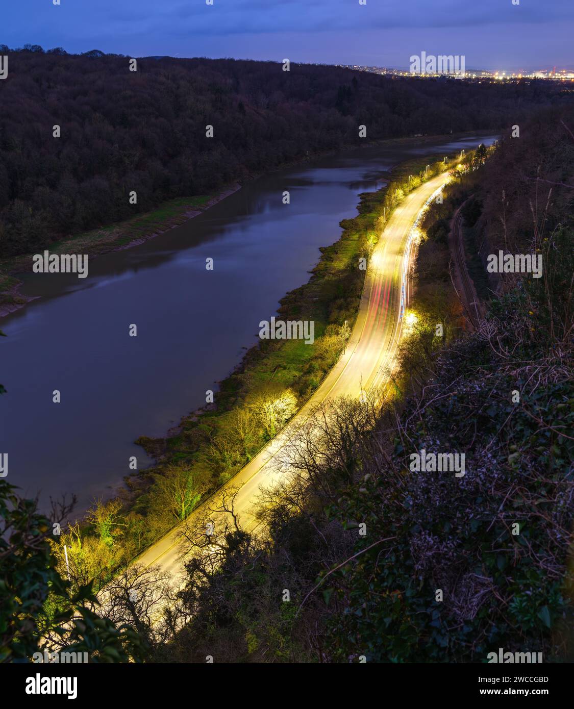 Headlights car passes through hi-res stock photography and images - Alamy