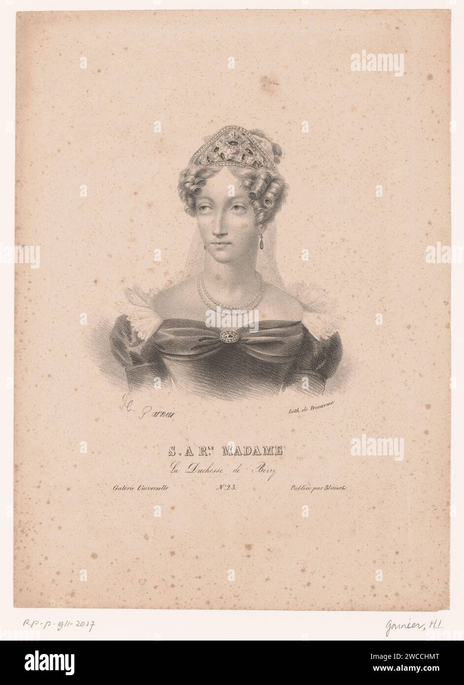 Maria carolina of bourbon hi-res stock photography and images - Alamy