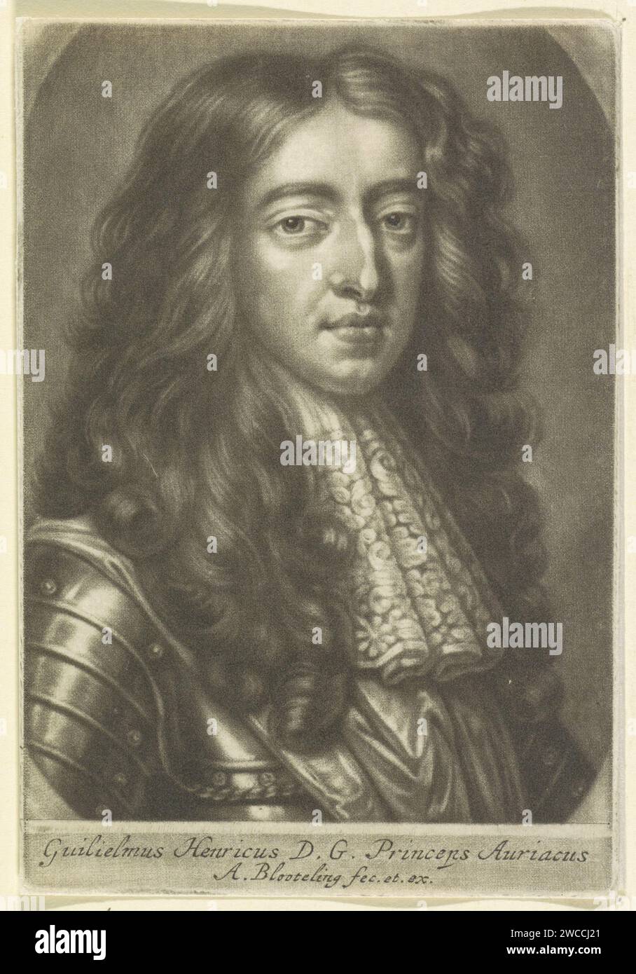 Portrait of William III, Prince of Orange, Abraham BLOTELING, 1670 ...