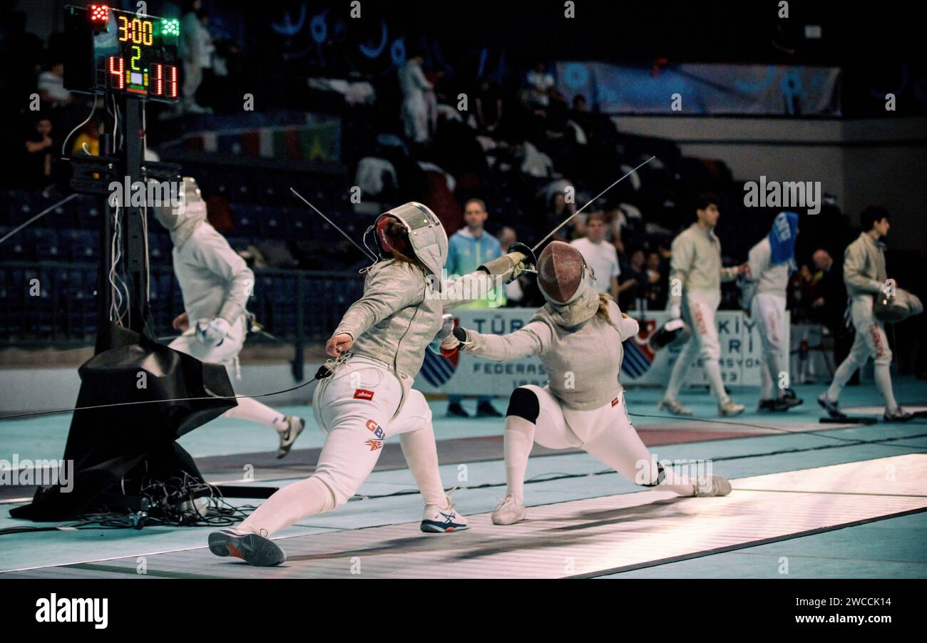 Fia fencing sabre world satelite istanbul hi-res stock photography and ...