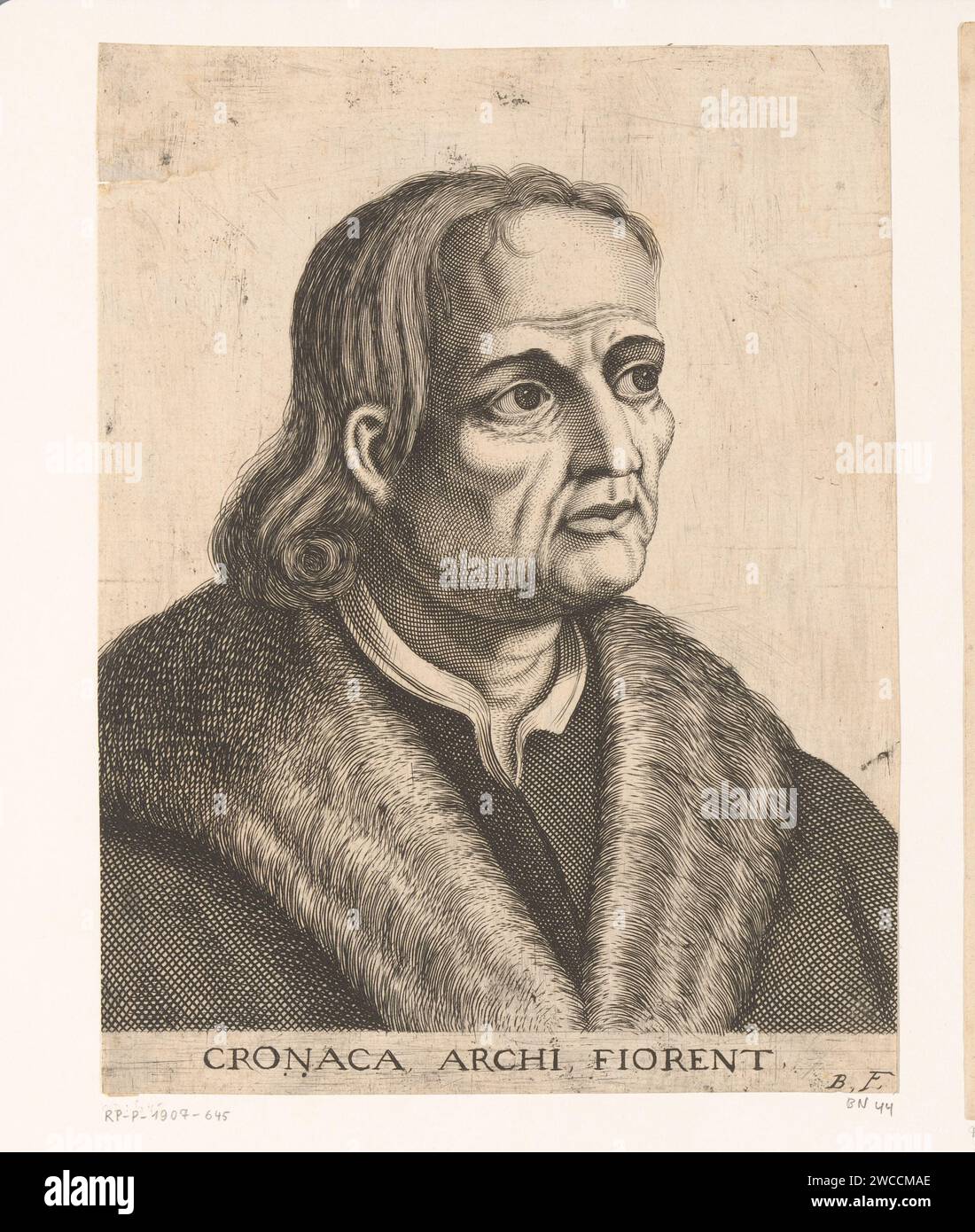 Portret Van Simone del Pollaiolo, Jean Baron, 1641 - 1741 print France ...