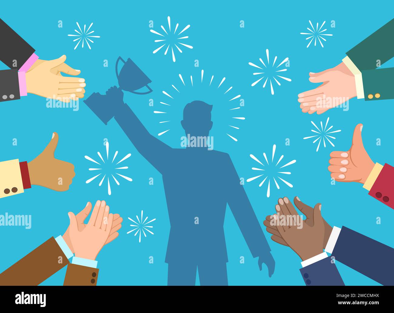 Applause award Stock Vector Images - Alamy