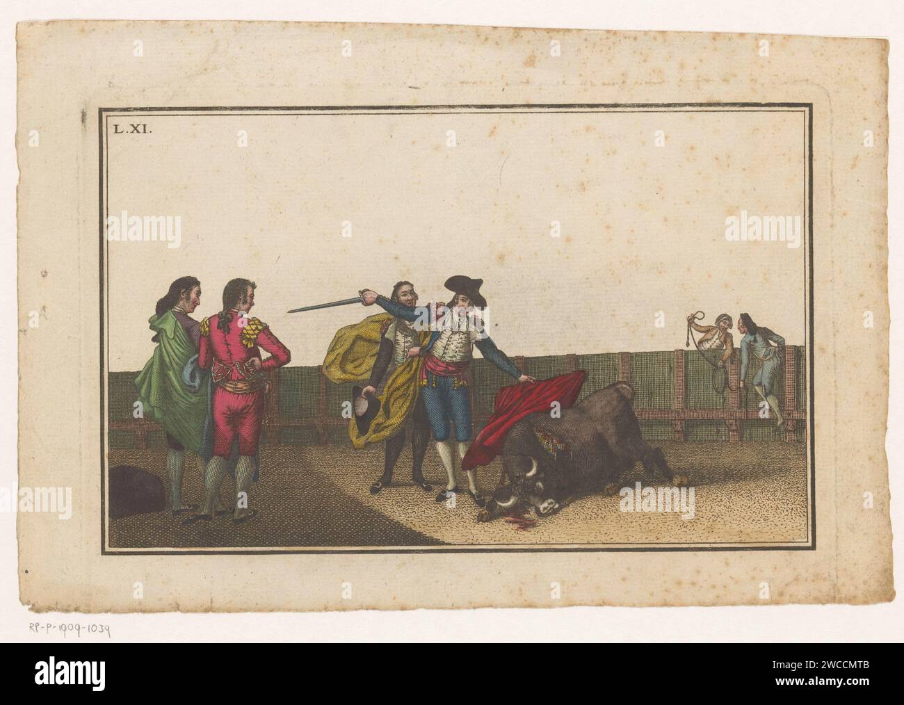 Stier Gestoken Door Een Matador, Luis Fernandez Nostet, after Antonio ...