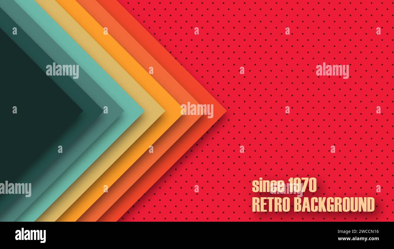 Vintage perforated background from the 1970s, 1960s and 1950s in ...