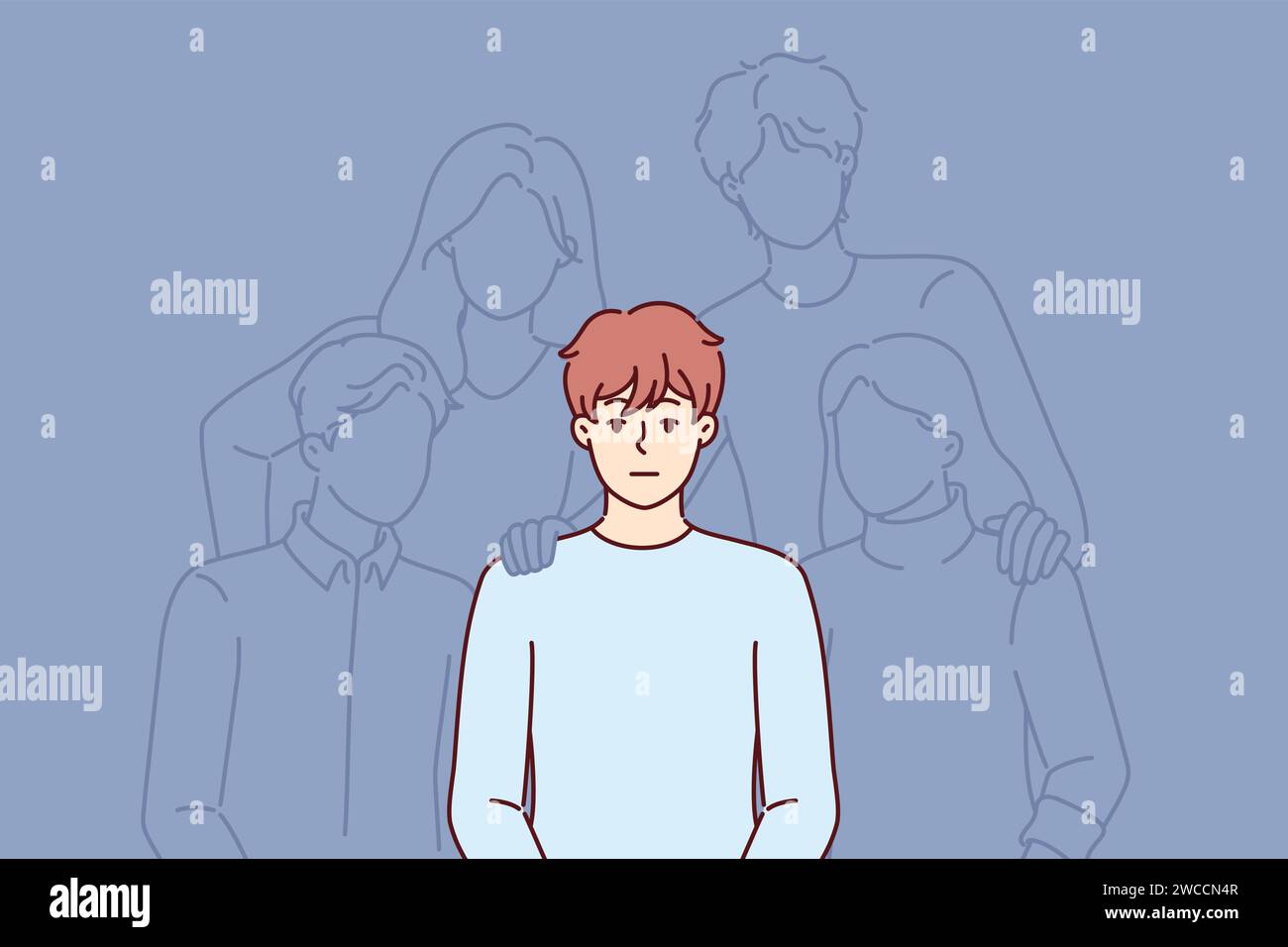 Lack of teamwork Stock Vector Images - Alamy