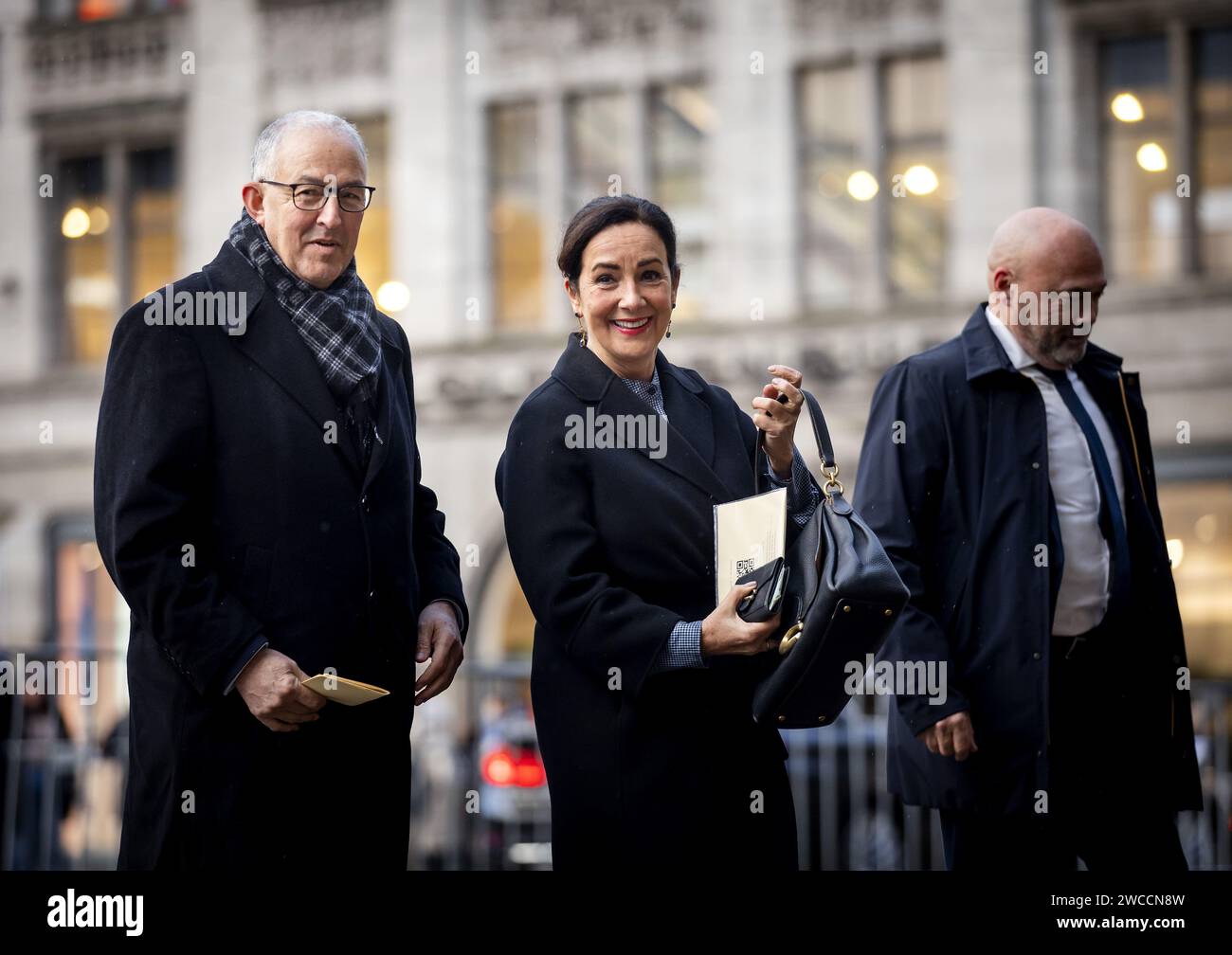 AMSTERDAM - Mayor Ahmed Aboutaleb of Rotterdam and Mayor Femke Halsema ...