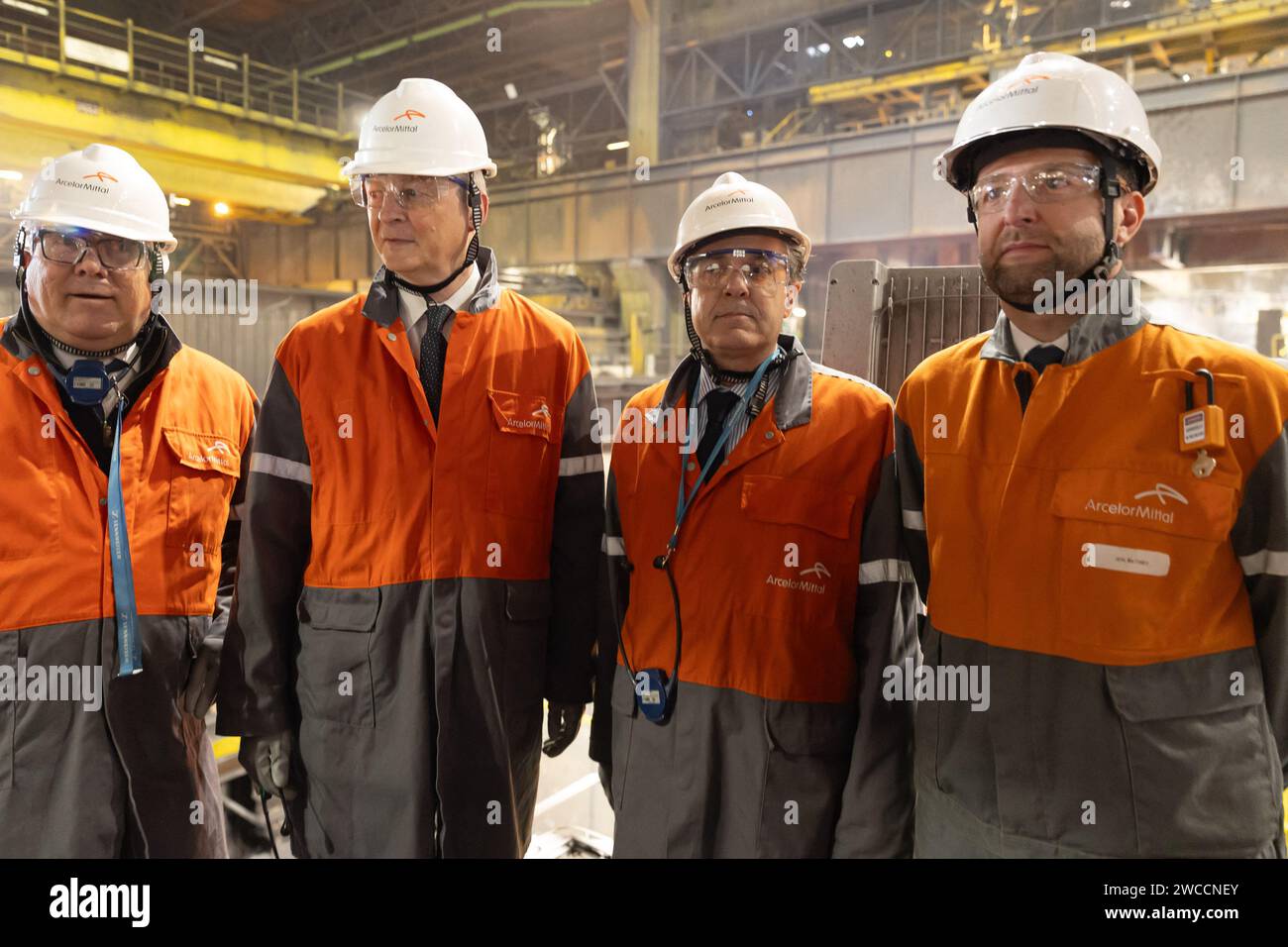 Dunkirk, France. 15th Jan, 2024. French Minister for the Economy ...