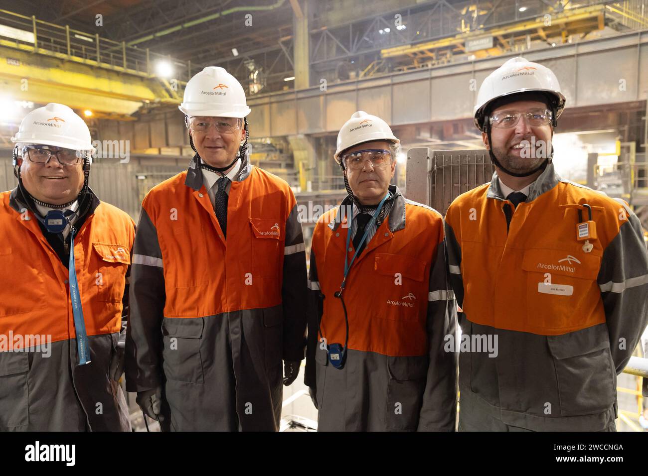 Dunkirk, France. 15th Jan, 2024. French Minister for the Economy ...