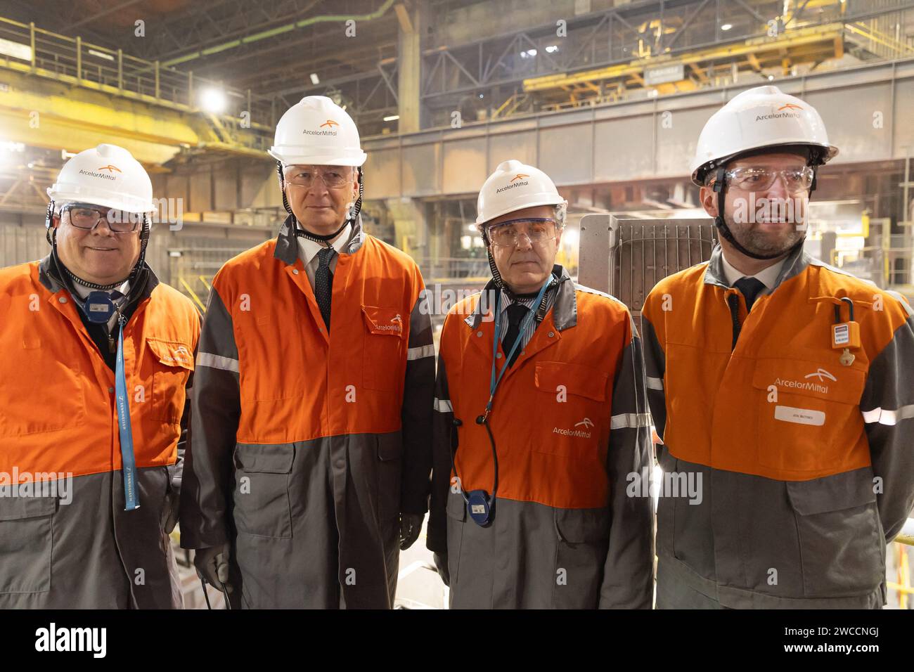 Dunkirk, France. 15th Jan, 2024. French Minister for the Economy ...