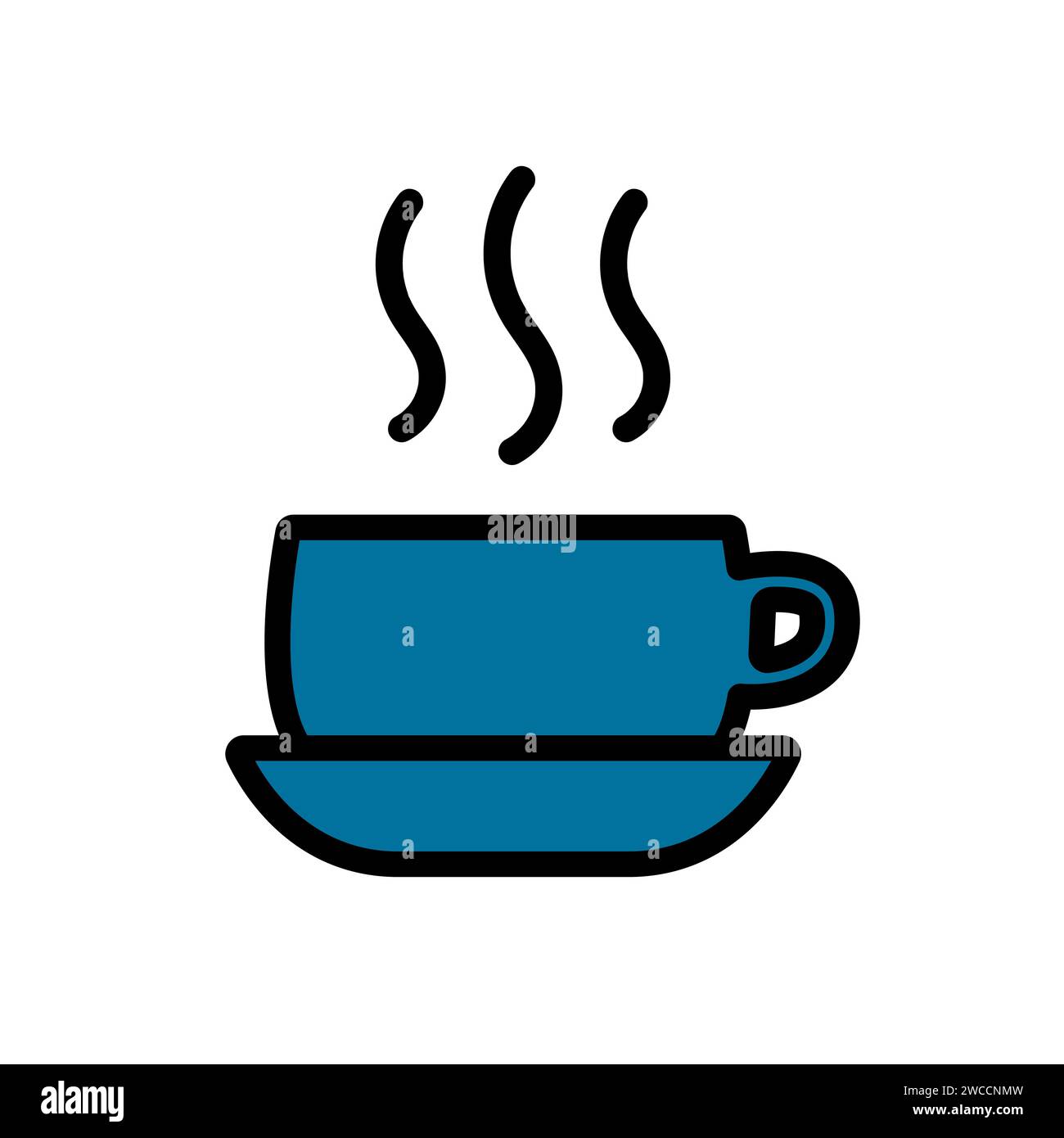 Coffee cup icon. Tea cup symbol. Vector clipart Stock Vector Image ...