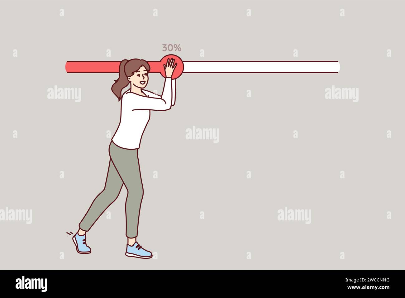 Woman moves Stock Vector Images - Alamy