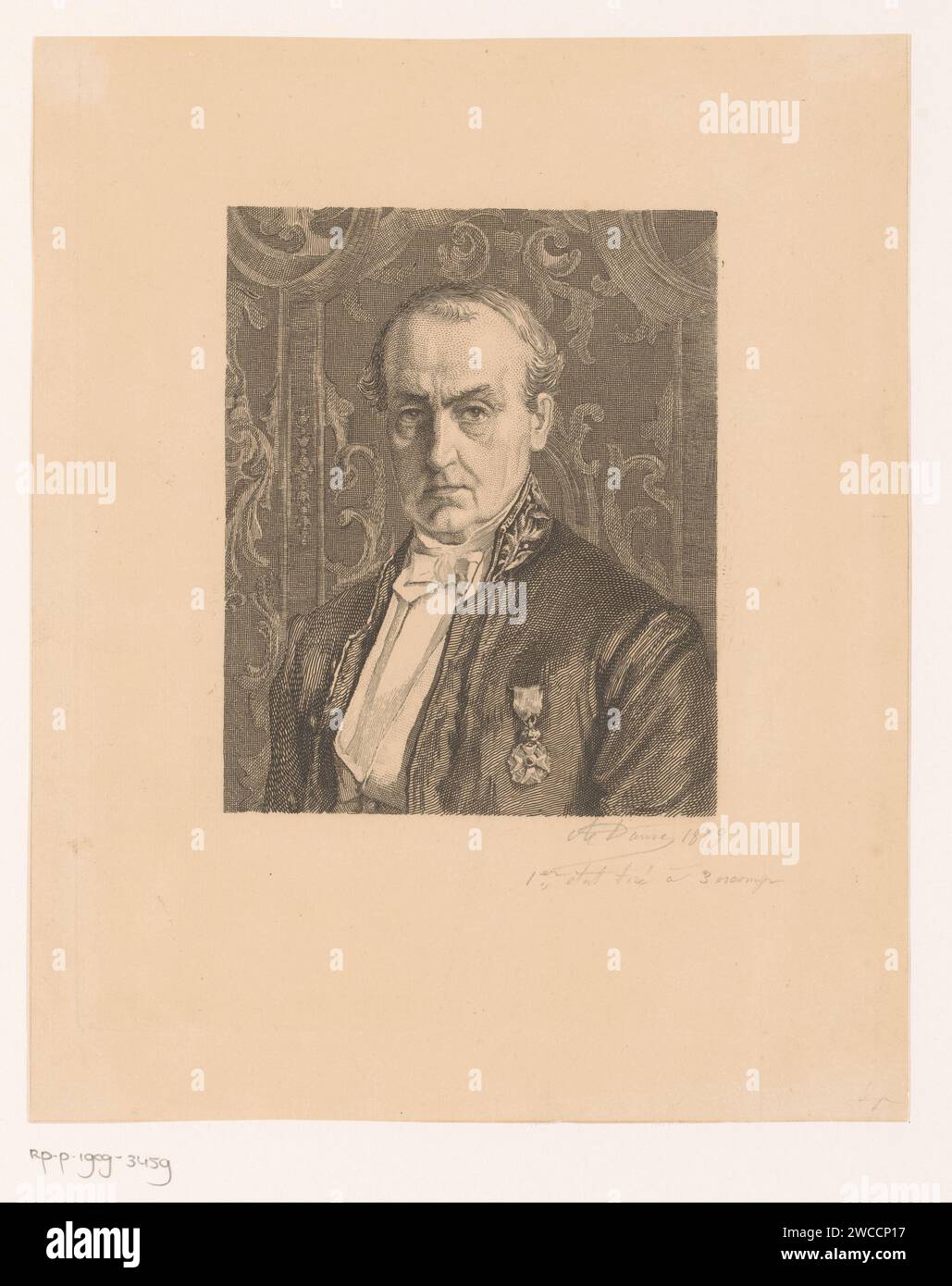 Portrait of Mr. Courtois, Provincial Inspector of Primary Education in ...