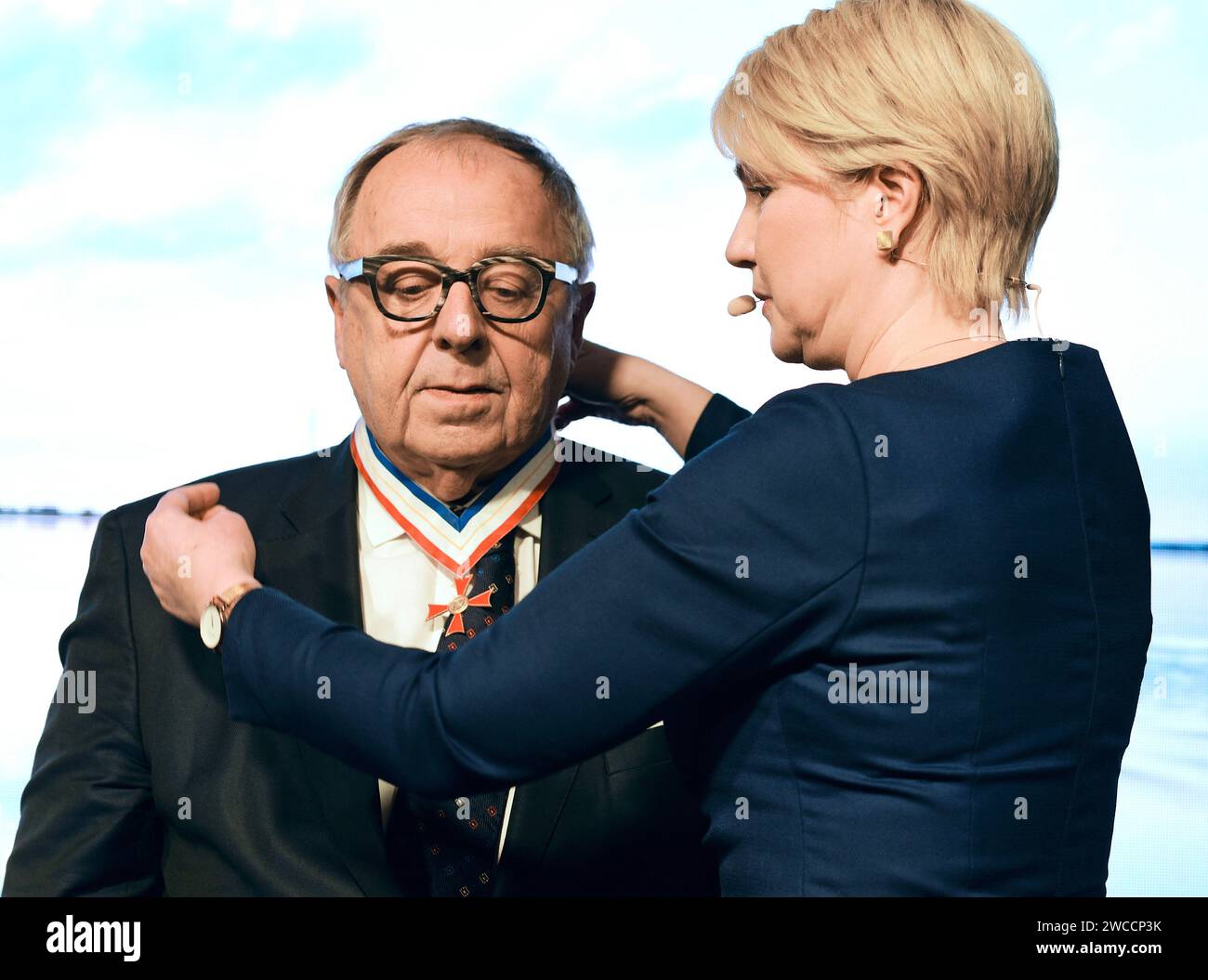 Wismar, Germany. 15th Jan, 2024. Manuela Schwesig (SPD), Minister ...
