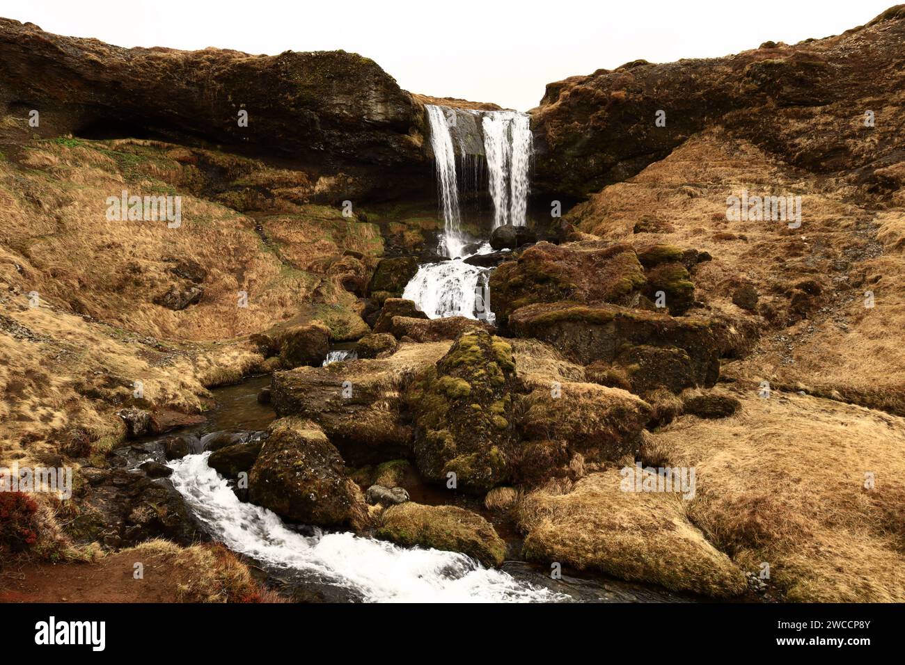 Selvallafoss waterfall located in the Snaefellsnes peninsula, Iceland ...