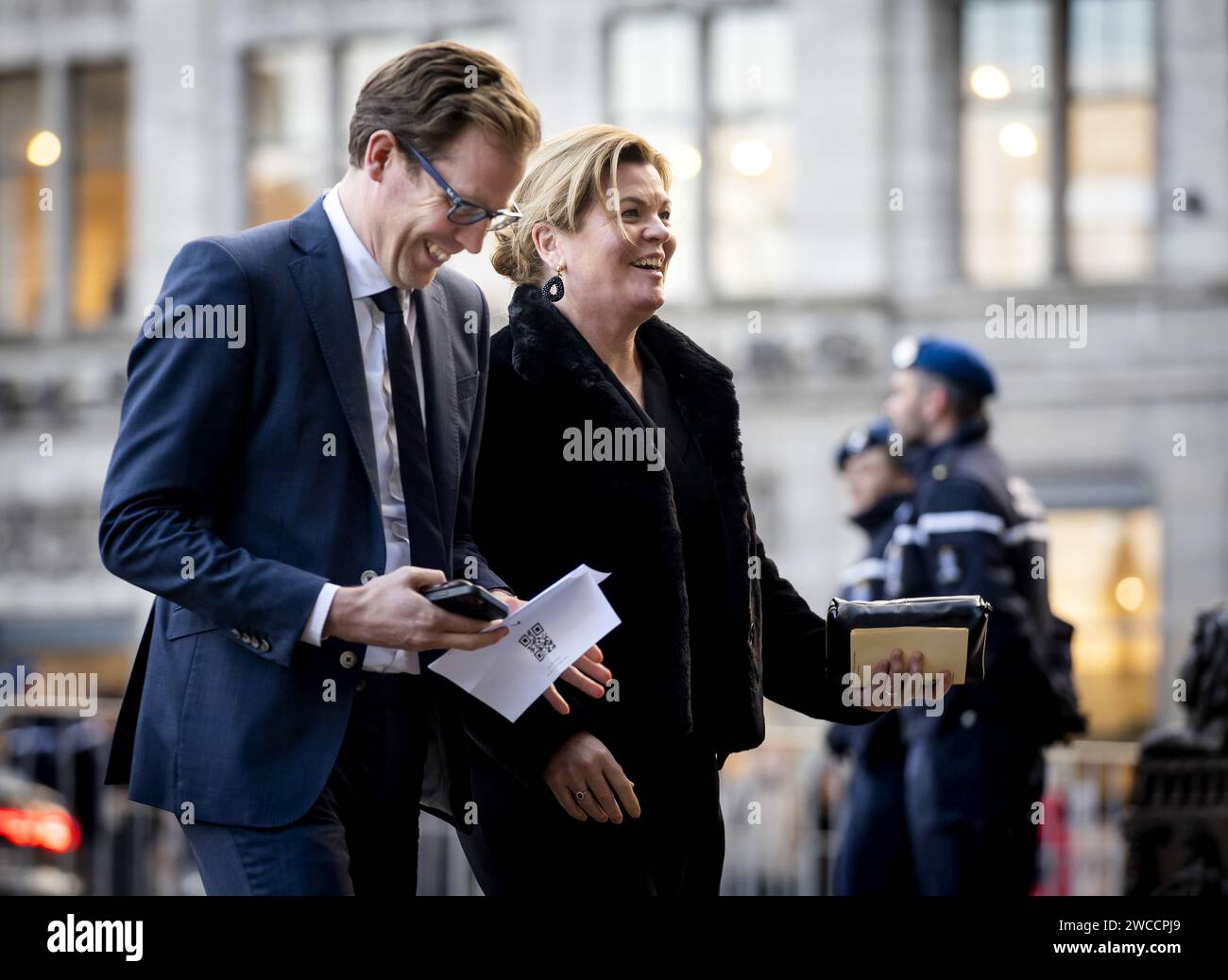 AMSTERDAM - 15/01/2024, AMSTERDAM - Outgoing State Secretary Christophe ...