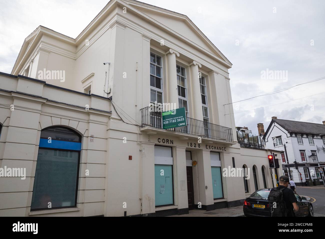 Corn Exchange built in 1928, in Bishop's Stortford, UK Stock Photo - Alamy