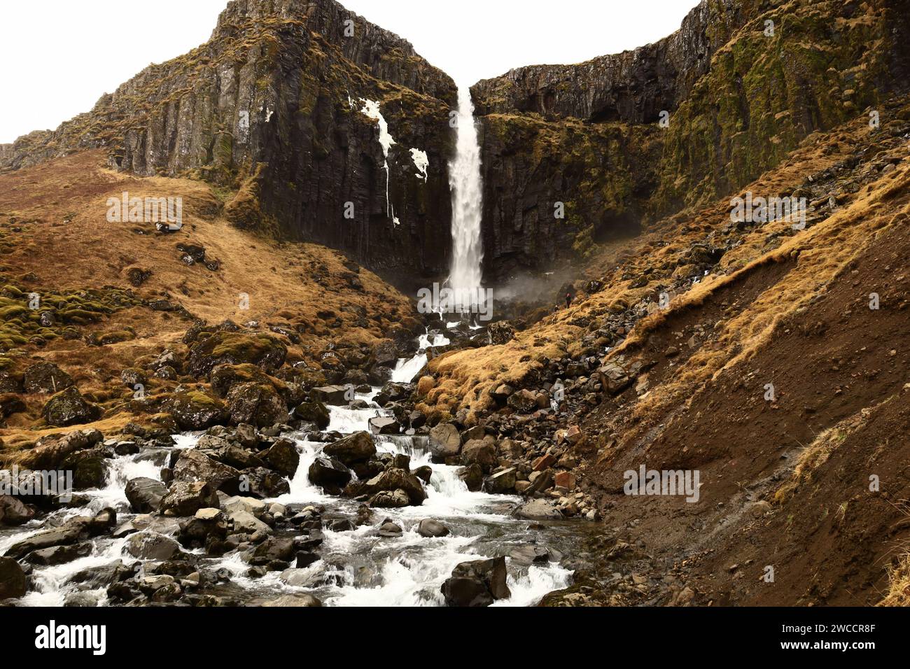 Grundarfoss waterfall is one of the tallest waterfalls in Iceland ...