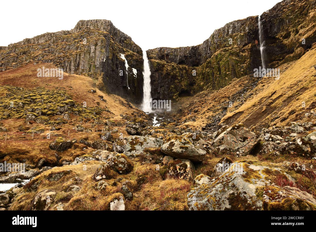 Grundarfoss waterfall is one of the tallest waterfalls in Iceland ...