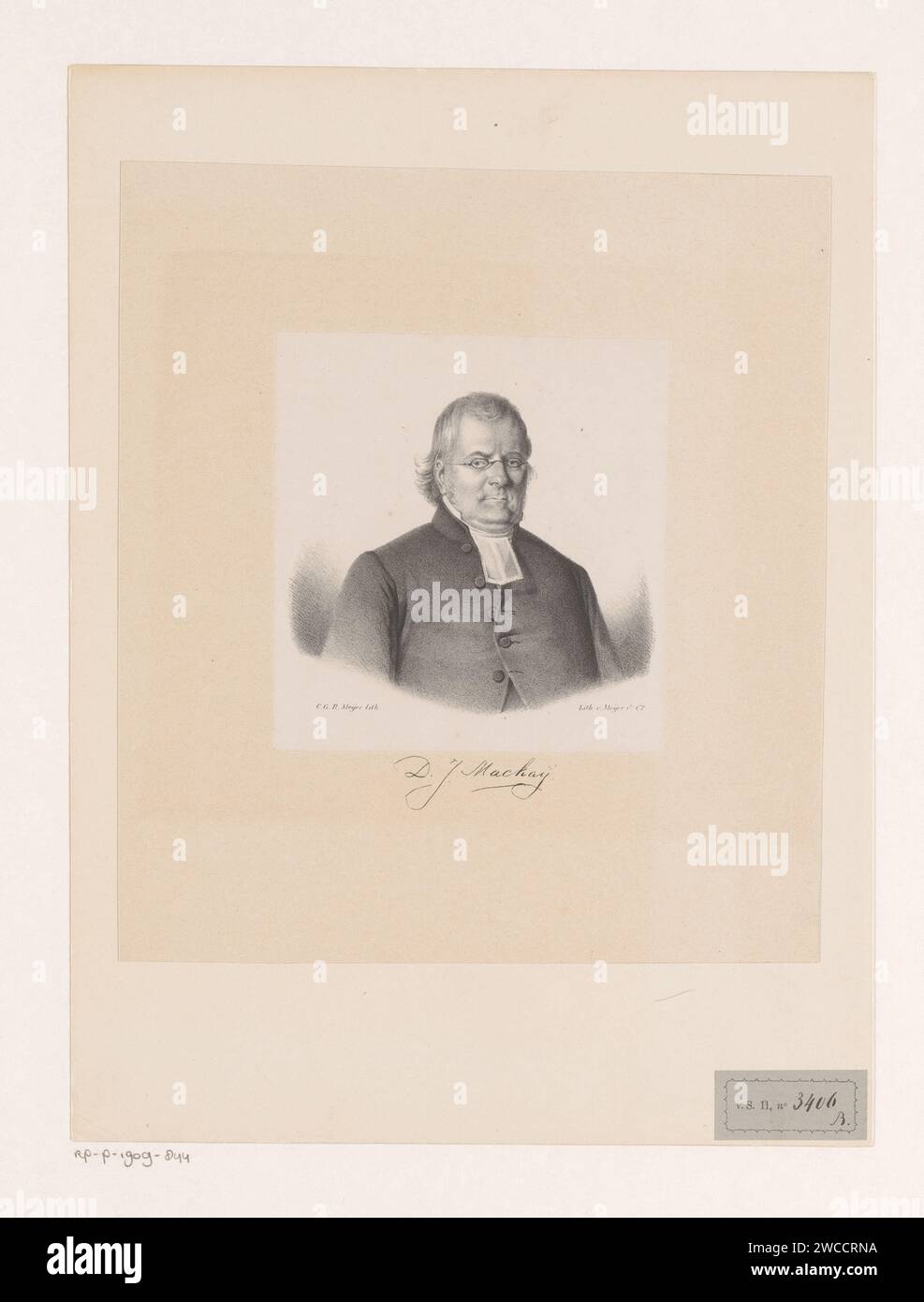 Portrait of Daniel Johannes of Barthold Johannes Christiaan Mackay ...