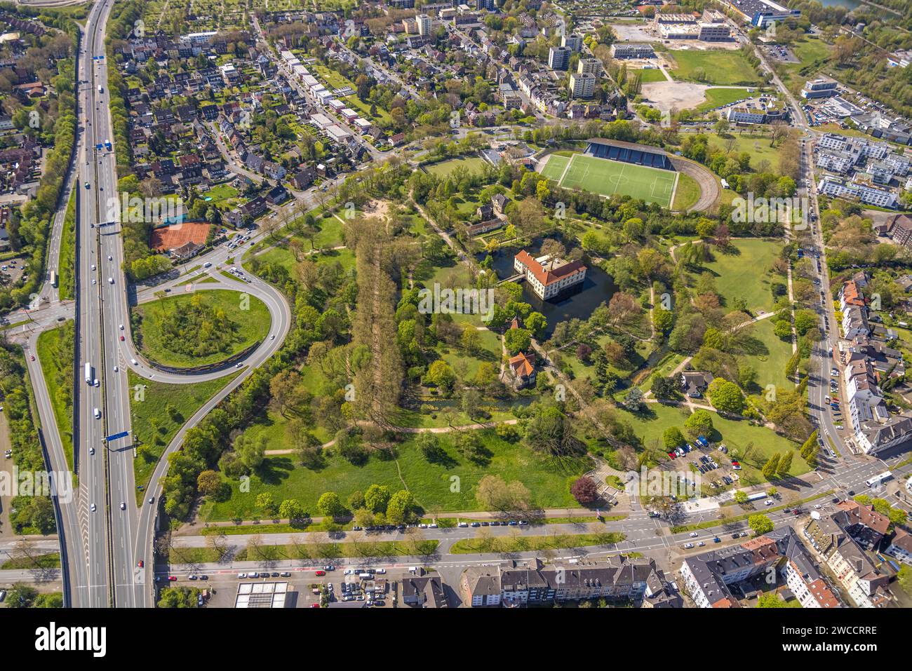 Stadium at strunkede castle hi-res stock photography and images - Alamy