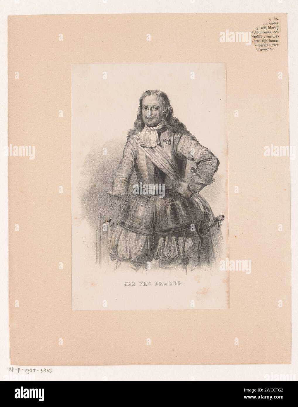 Portrait of Jan van Brakel, Carel Christiaan Antony Last, 1818 - 1876 ...