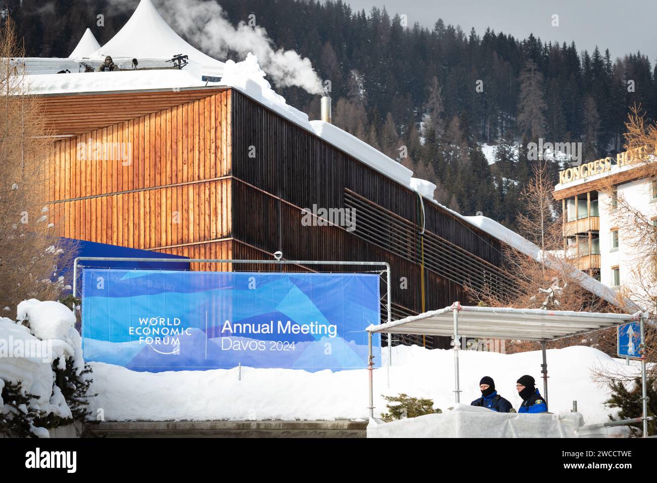 Davos, Switzerland. 15th Jan, 2024. Davos, CH 15 January, 2024. A ...