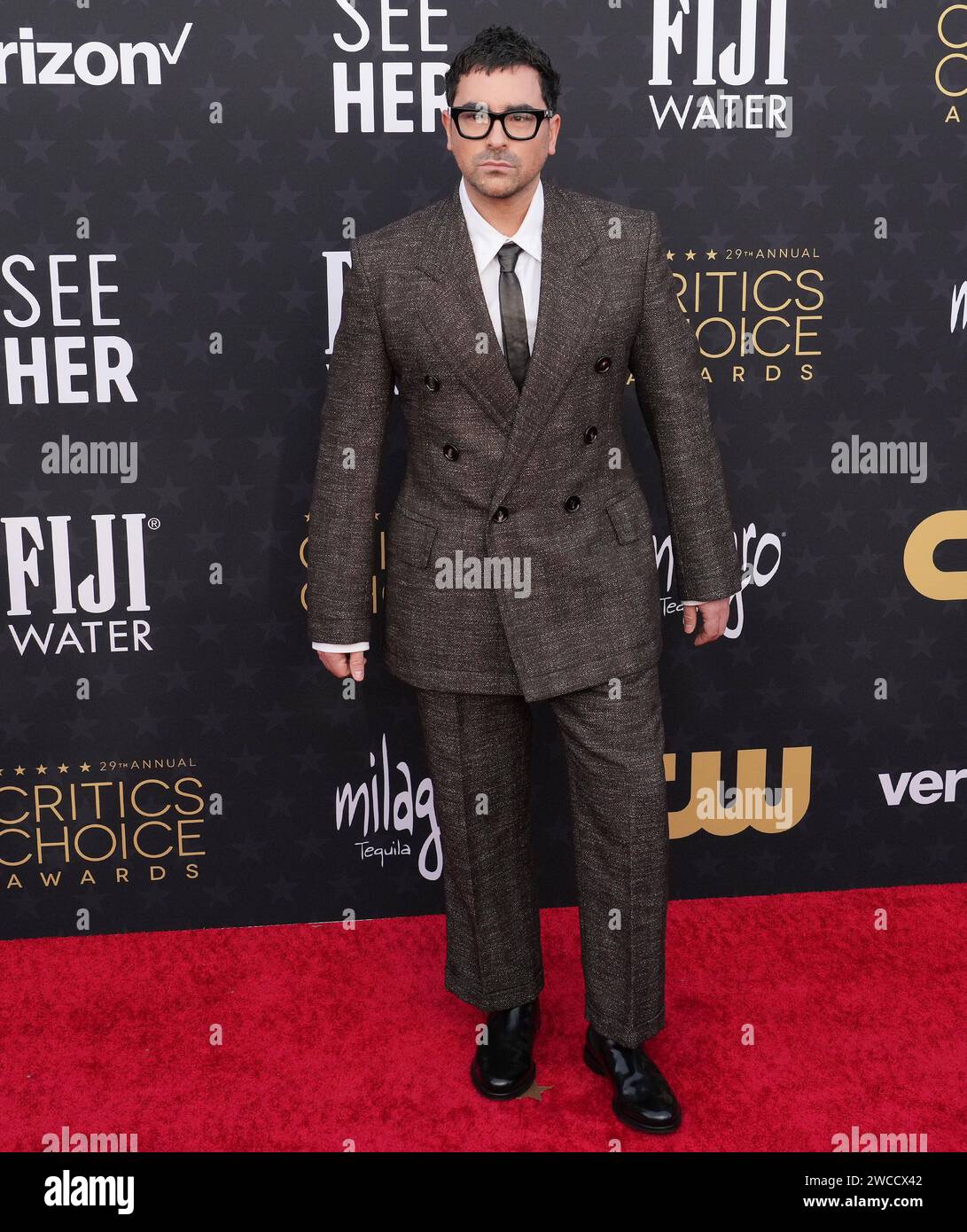 Dan Levy arrives at the 29th Annual Critics Choice Awards held at the ...