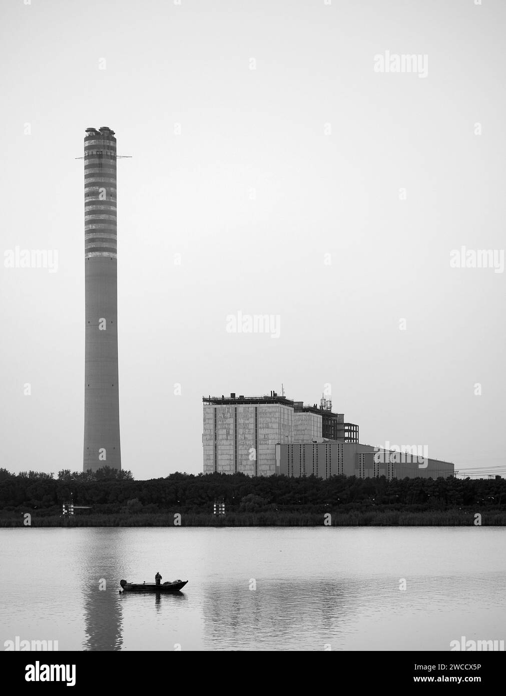 Pila (Ro), Italy, Delta of the Po river, the former hidroelectric plant ...