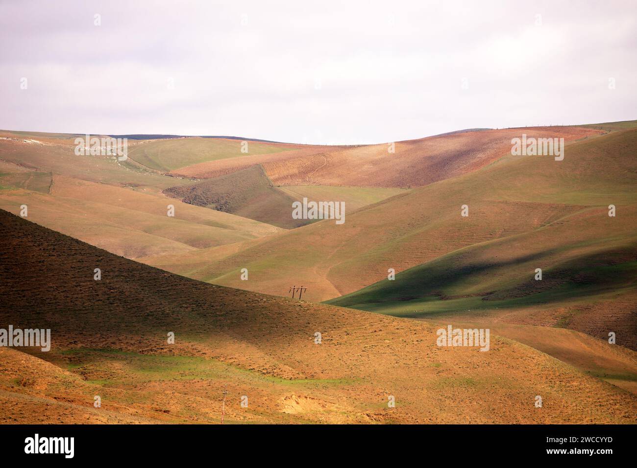 Beautiful mountains. Gobustan region. Azerbaijan Stock Photo - Alamy