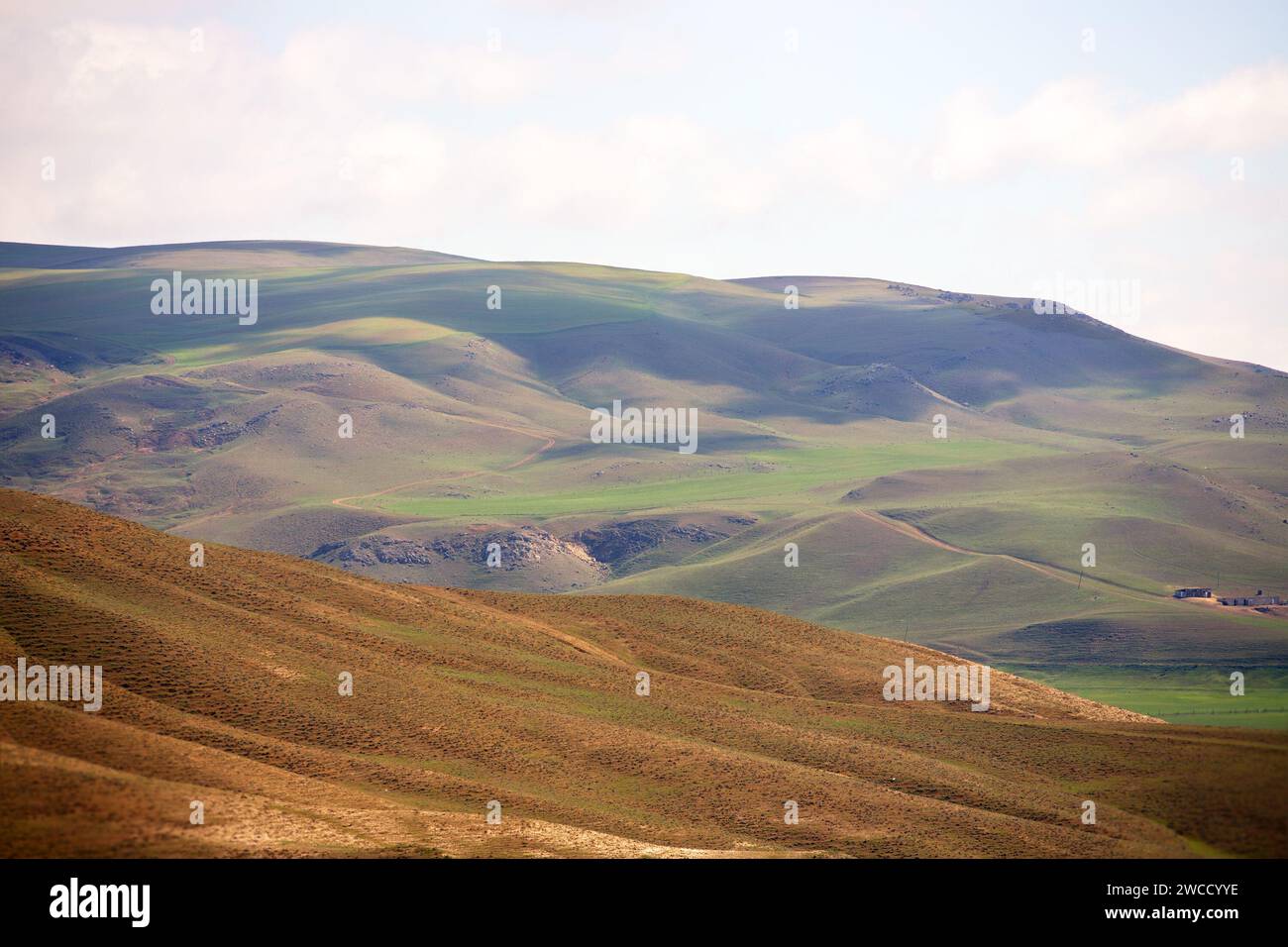 Beautiful mountains. Gobustan region. Azerbaijan Stock Photo - Alamy
