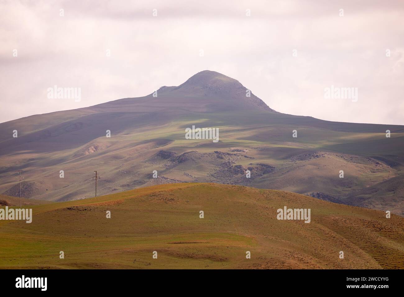 Beautiful mountains. Gobustan region. Azerbaijan Stock Photo - Alamy