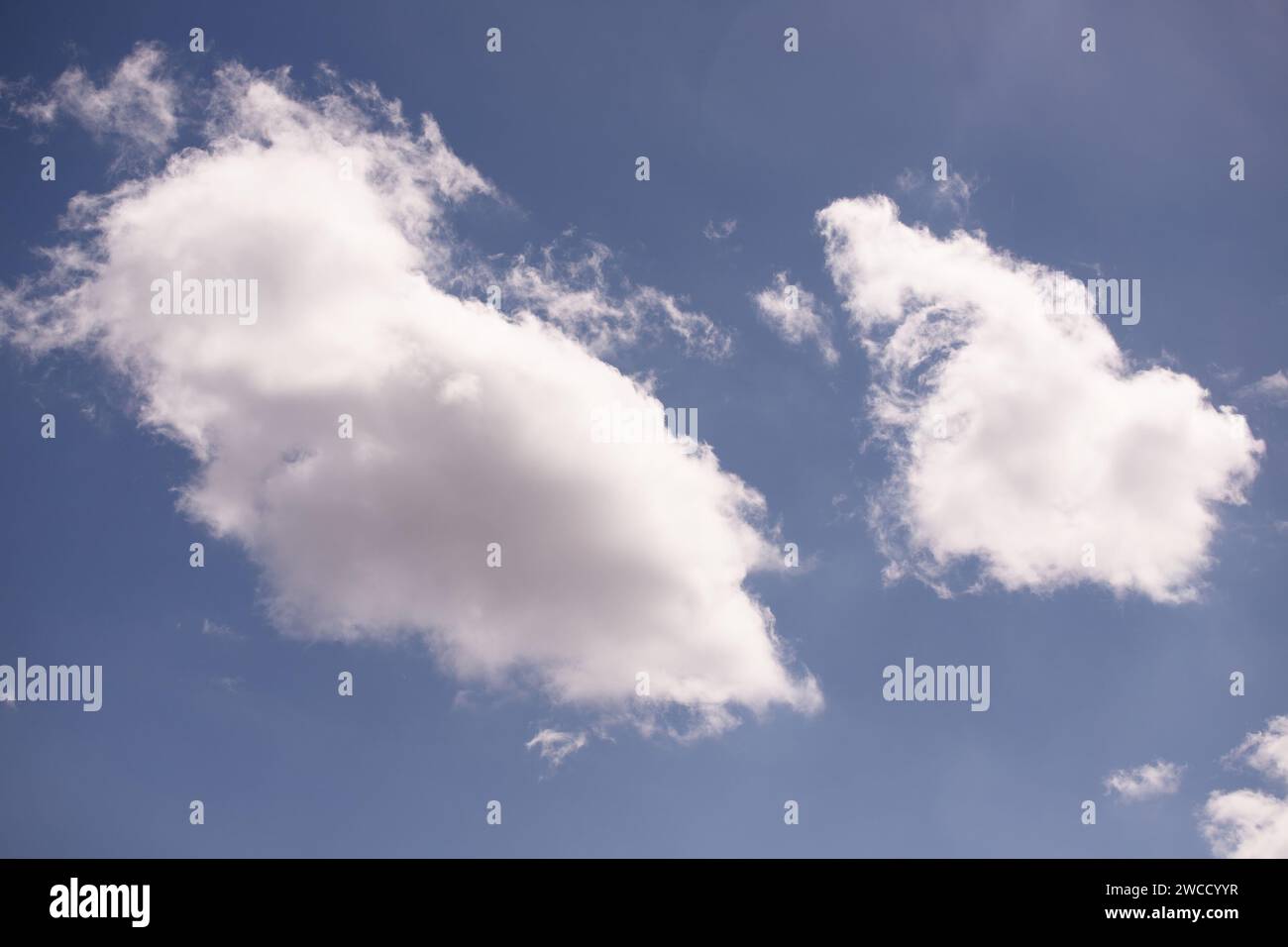 Beautiful white clouds in the blue sky Stock Photo - Alamy