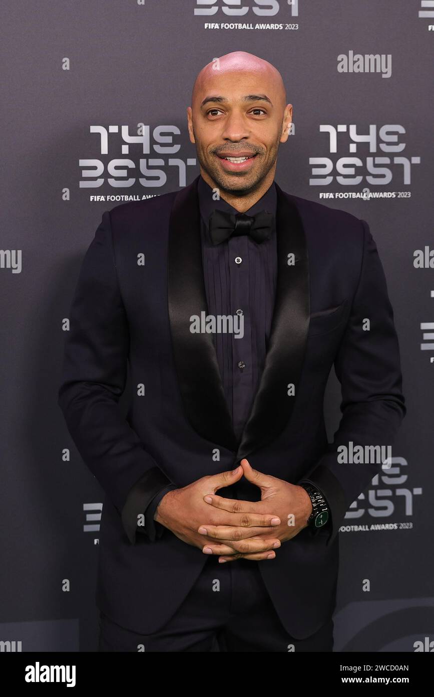 Thierry Henry arrives on the Green Carpet ahead of The Best FIFA ...