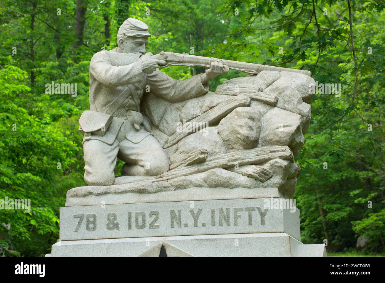 102nd pennsylvania infantry hi-res stock photography and images - Alamy