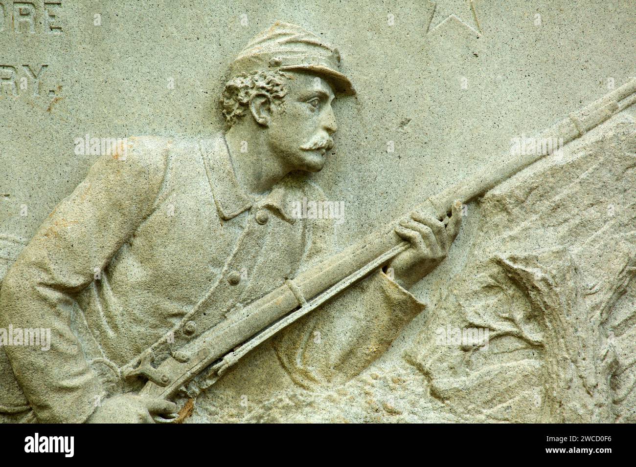 1st Regiment Eastern Shore Maryland Infantry monument, Gettysburg ...