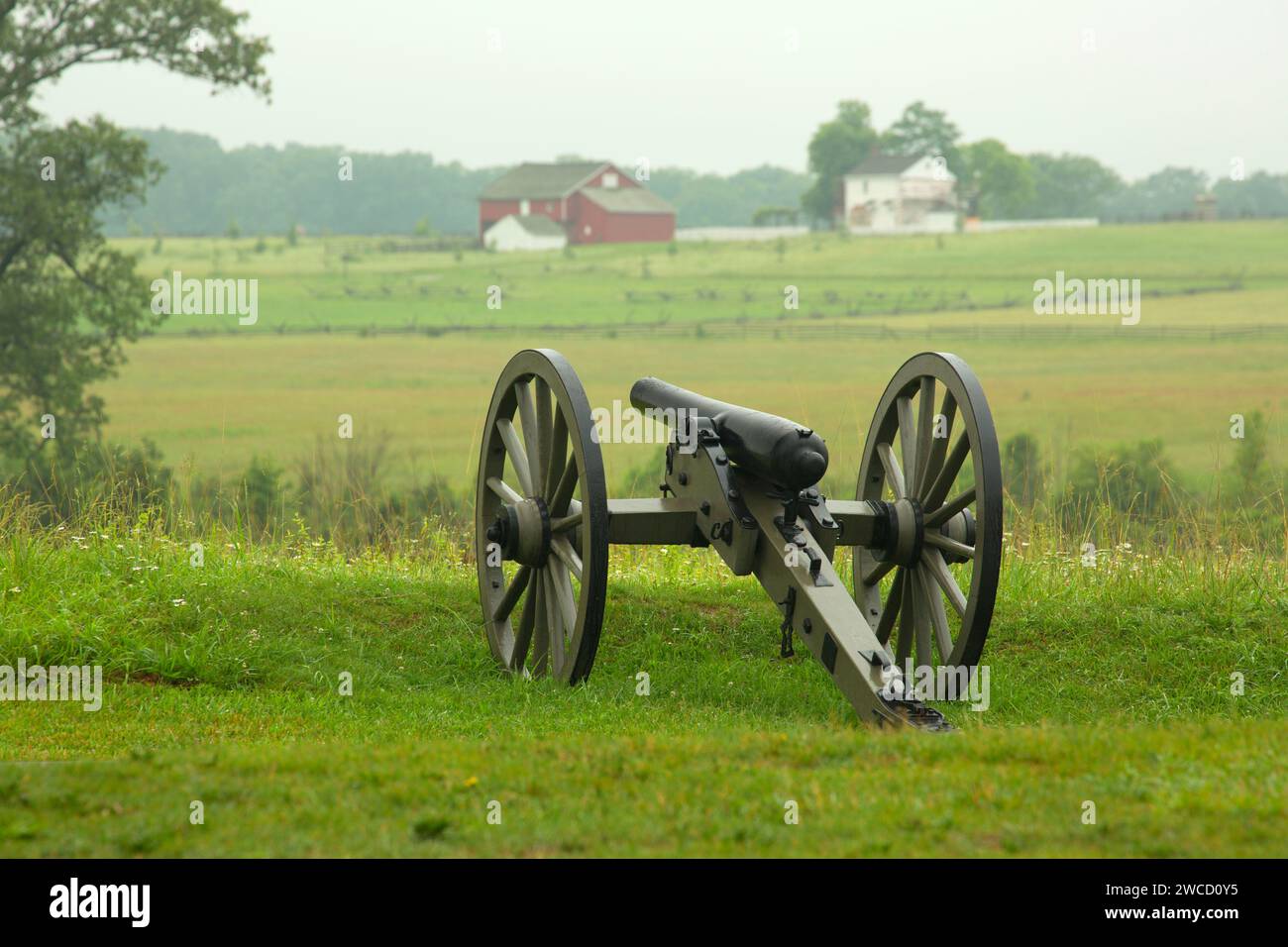 Cannon, Gettysburg National Military Park, Pennsylvania Stock Photo - Alamy