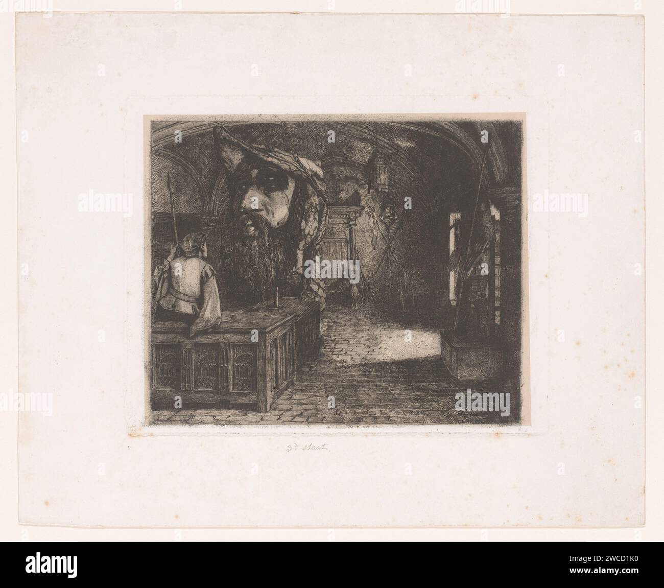 Room of Museum Het Steen in Antwerp, Jean -Baptiste Anthony (Attributed To), 1864 - 1909 print ...