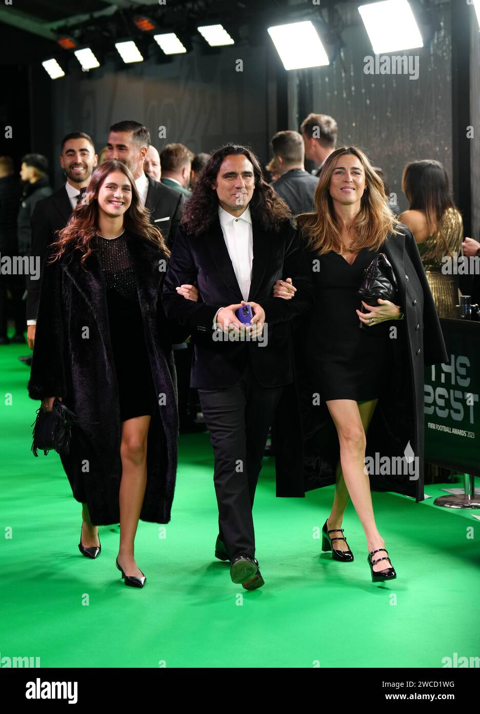 Juan Pablo Sorin with wife Sol Alac (right) and daughter Elisabetta ...