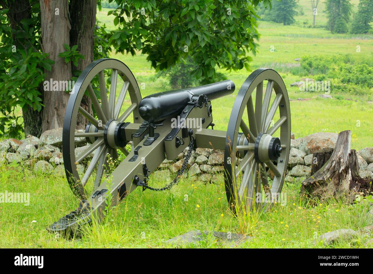 Gettysburg battle artillery hi-res stock photography and images - Alamy
