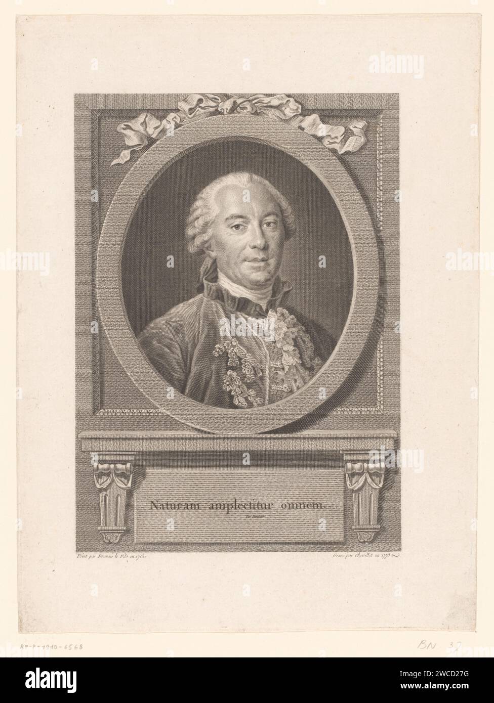 Portret van Georges-Louis Leclerc de Buffon, Justus Chevillet, After ...