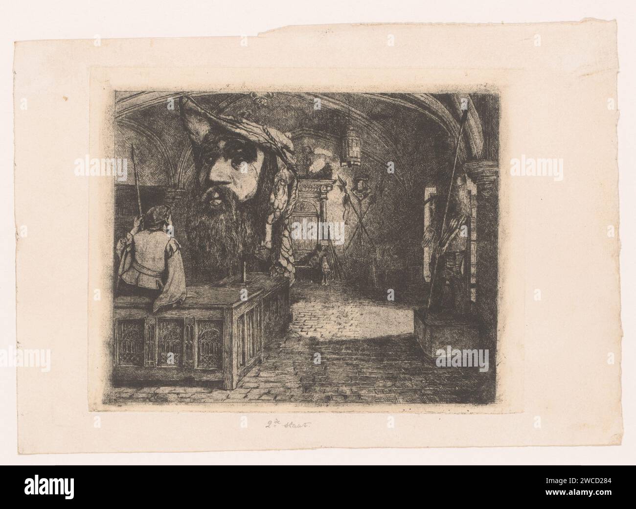 Room of Museum Het Steen in Antwerp, Jean -Baptiste Anthony (Attributed To), 1864 - 1909 print ...