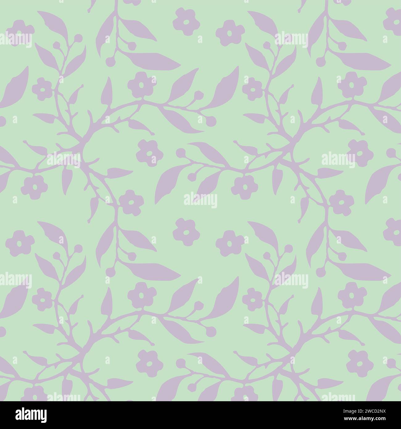 Flora tile seamless decor, design element Stock Vector Image & Art - Alamy