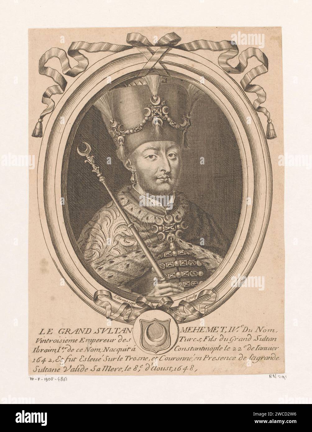 Portrait of Mehmet IV, Sultan of the Ottoman Empire, Nicolas de ...