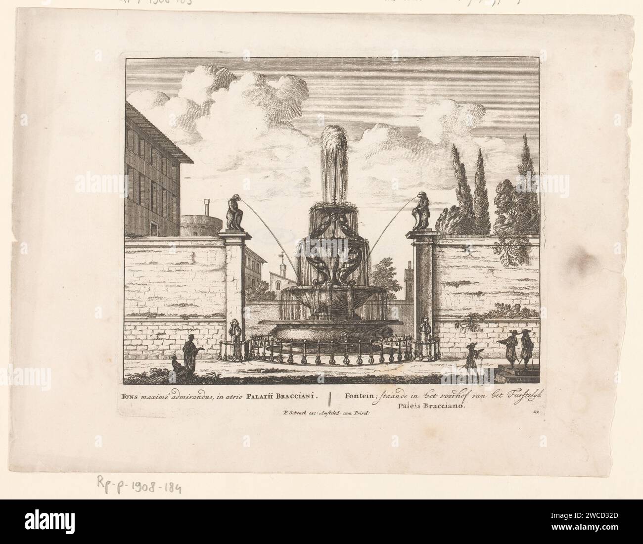 Bracciano palace fountain hi-res stock photography and images - Alamy