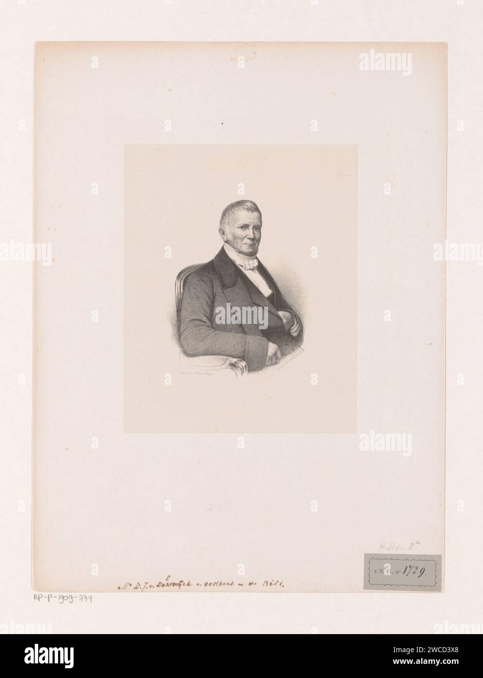 Portrait of Daniël Jacob van Ewijck van Oostbroek and De Bilt, Antonie ...