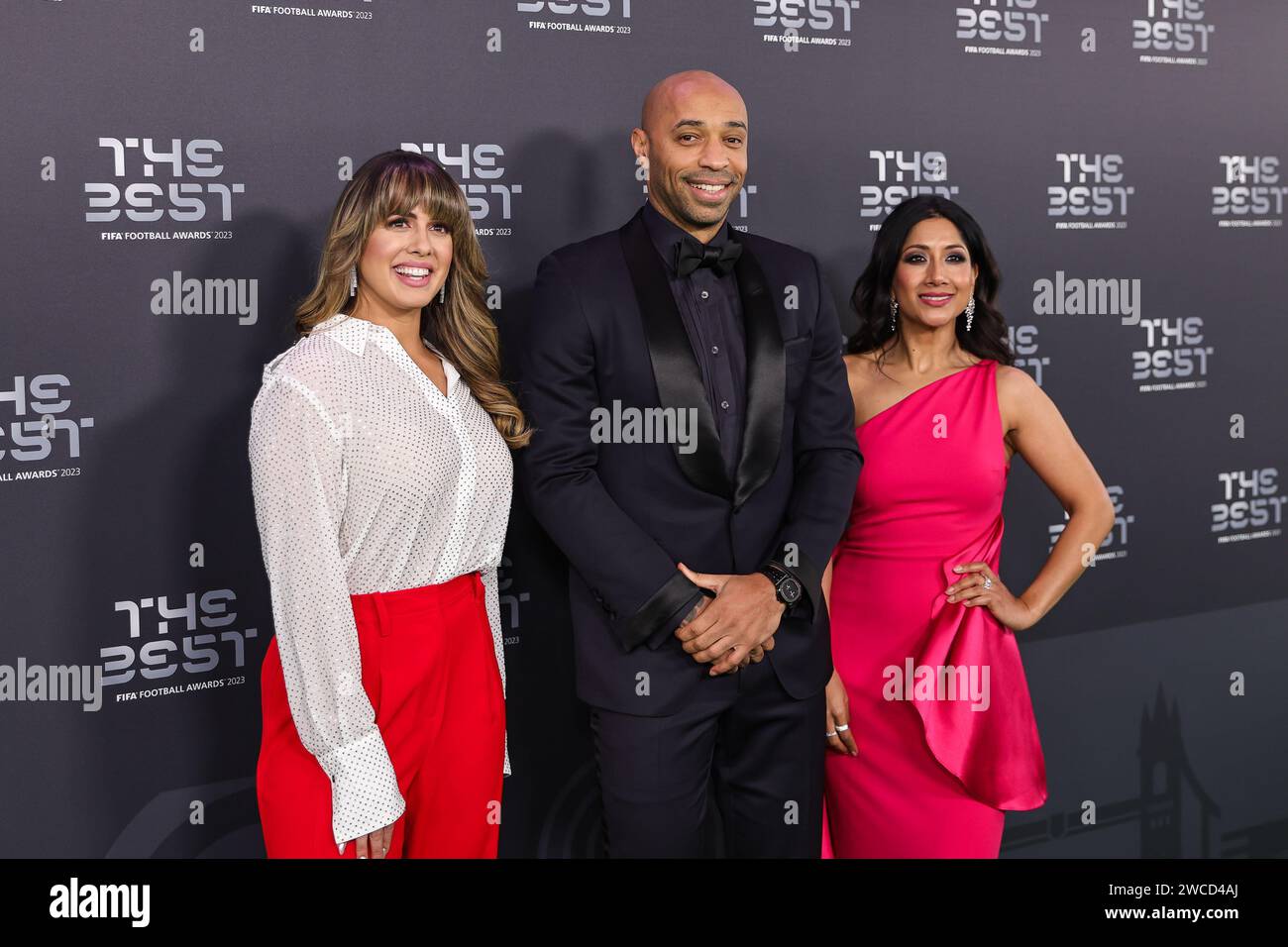 Thierry Henry, Duda Pavao and Reshmin Chowdhury and arrives on the ...
